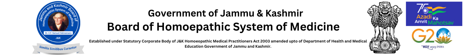 The Board of Homoeopathic System of Medicine Online Portal